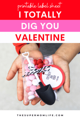 I Totally Dig You Valentine Idea for Kids - The Super Mom Life