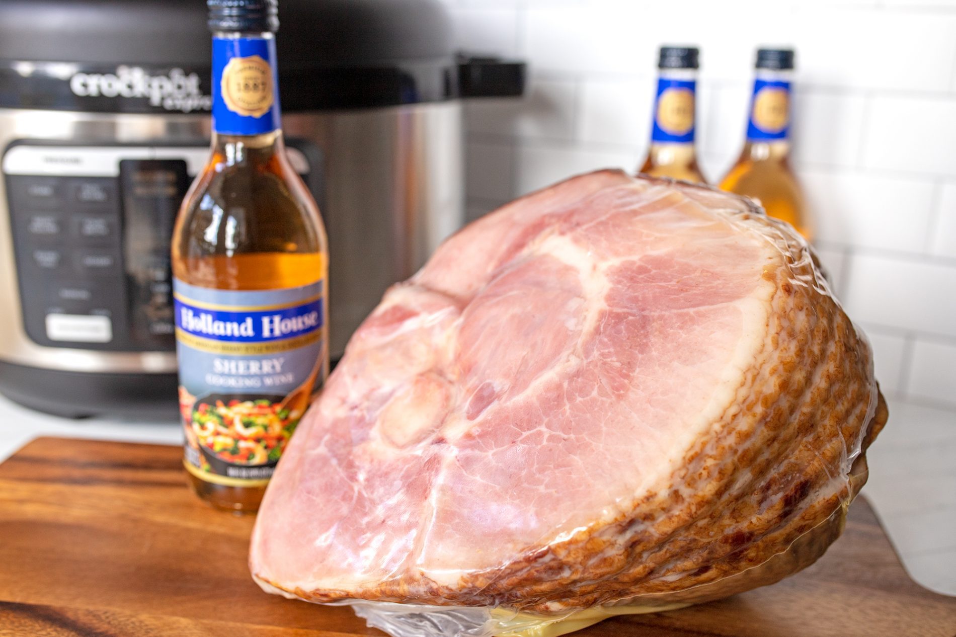 Sliced Ham in the Pressure Cooker - The Super Mom Life