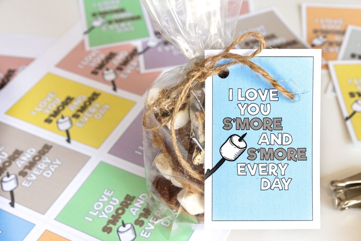 I Love You S'more and S'more Every Day Printable - The Super Mom Life