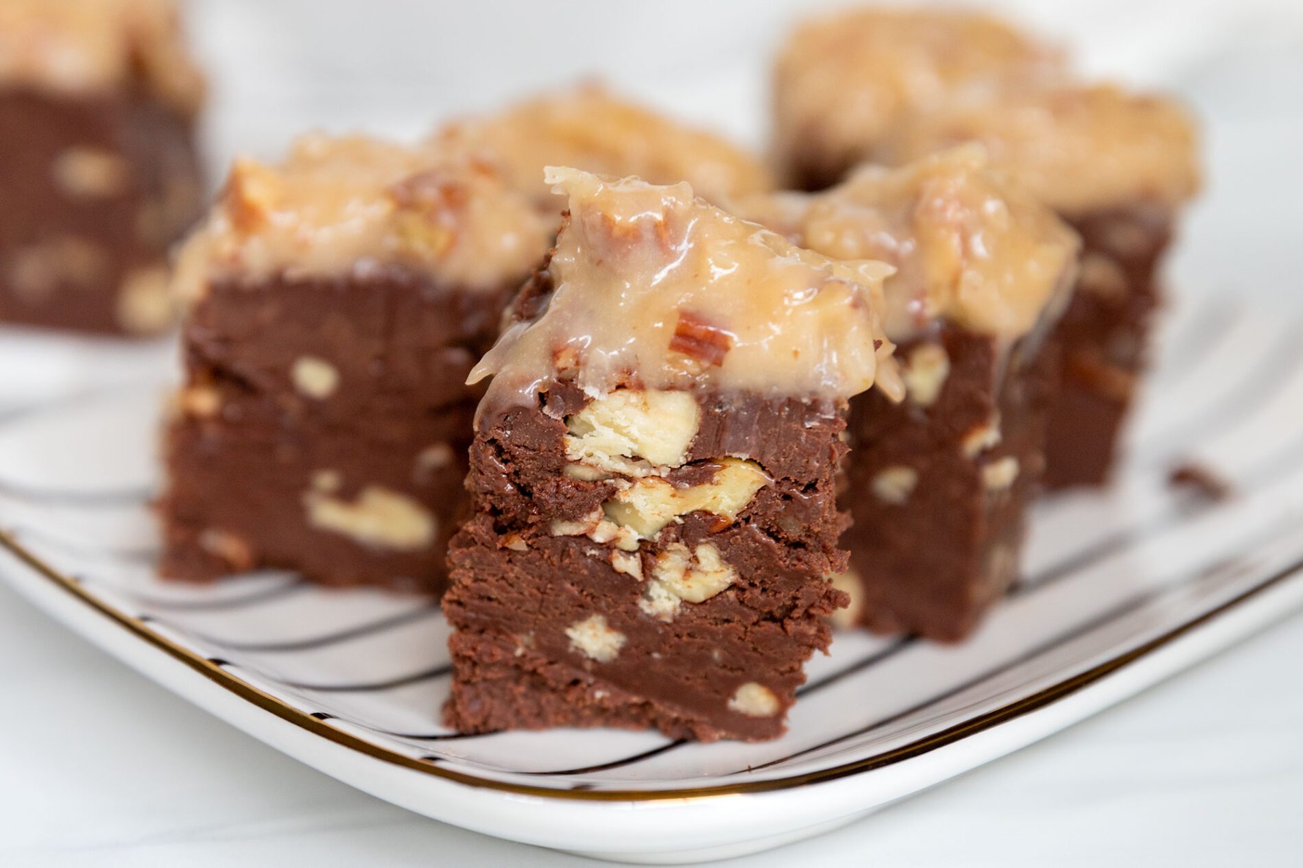 German Chocolate Cake Fudge - The Super Mom Life