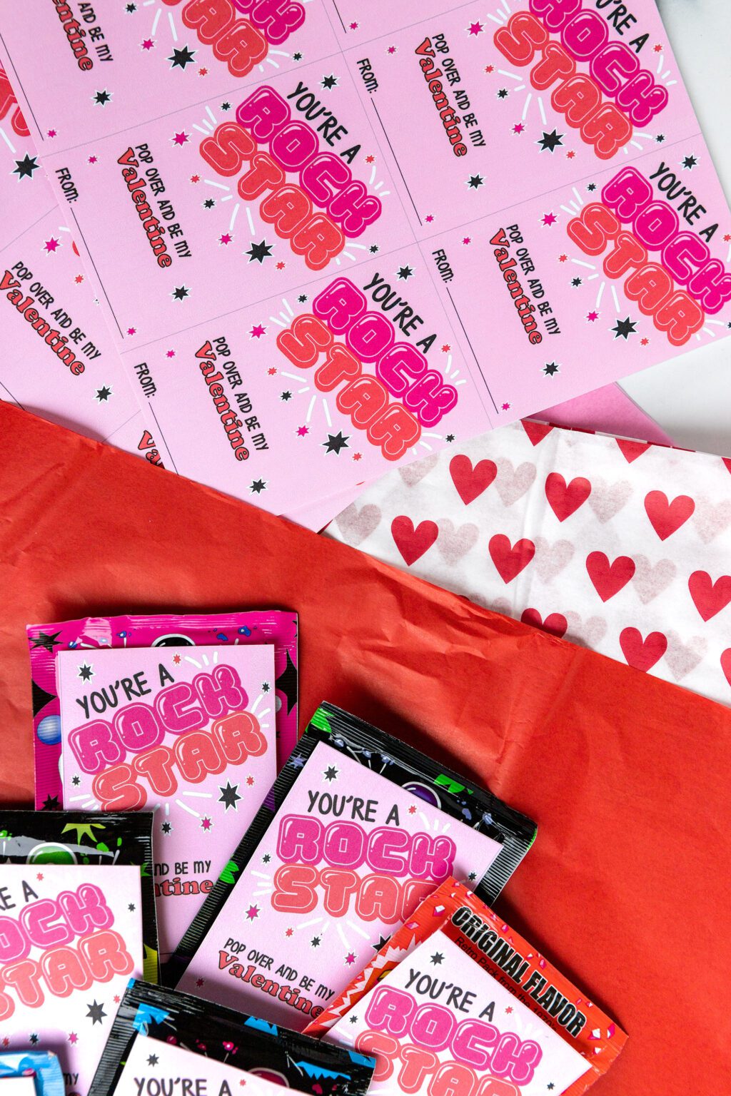 You're a Rock Star Valentine's Day Printable - The Super Mom Life