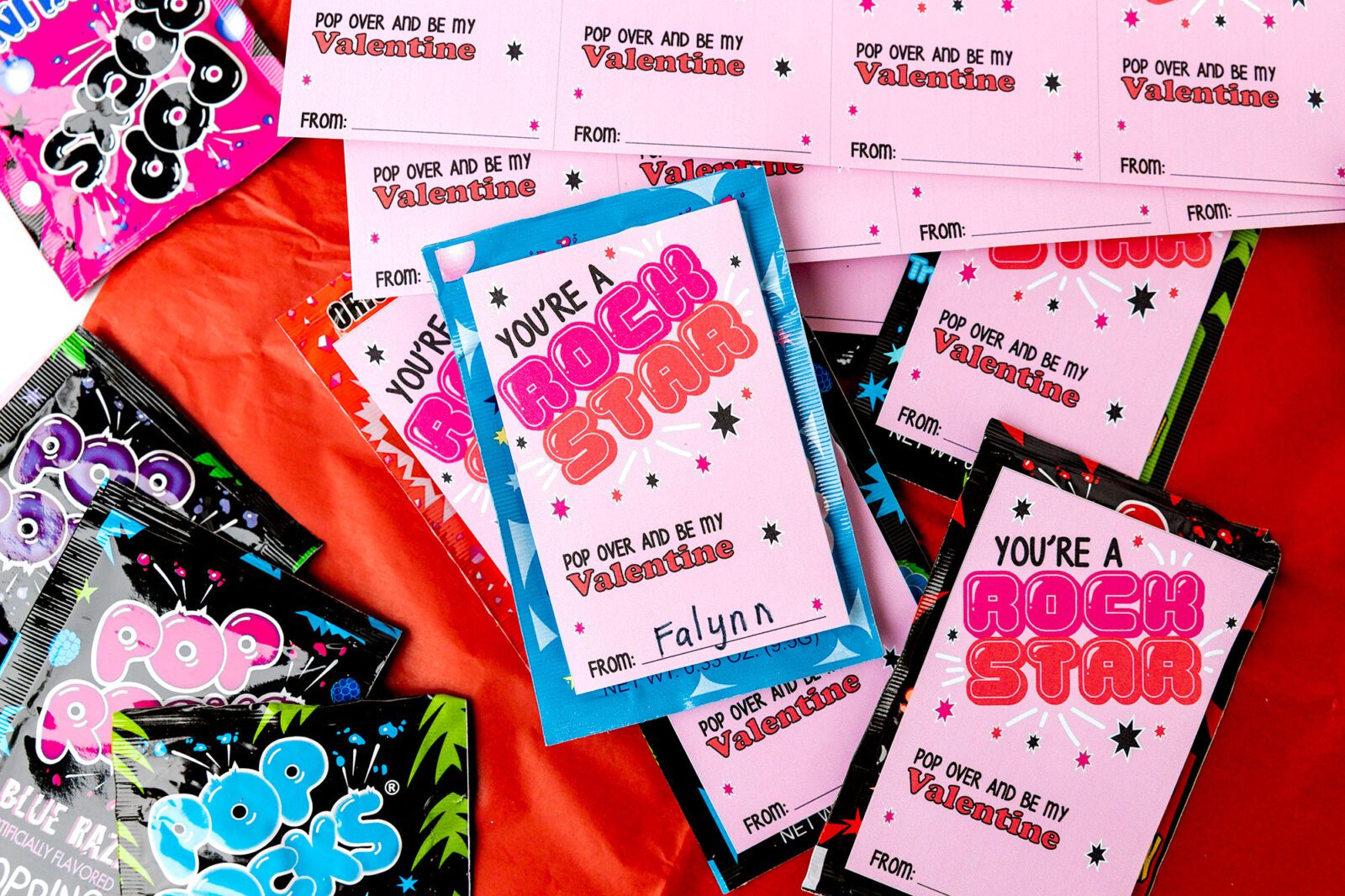 You're a Rockstar Valentine's Day Card Printable - The Super Mom Life