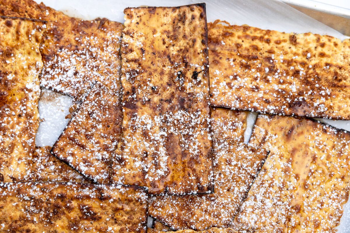Fried Matzo Kosher for Passover French Toast - The Super Mom Life