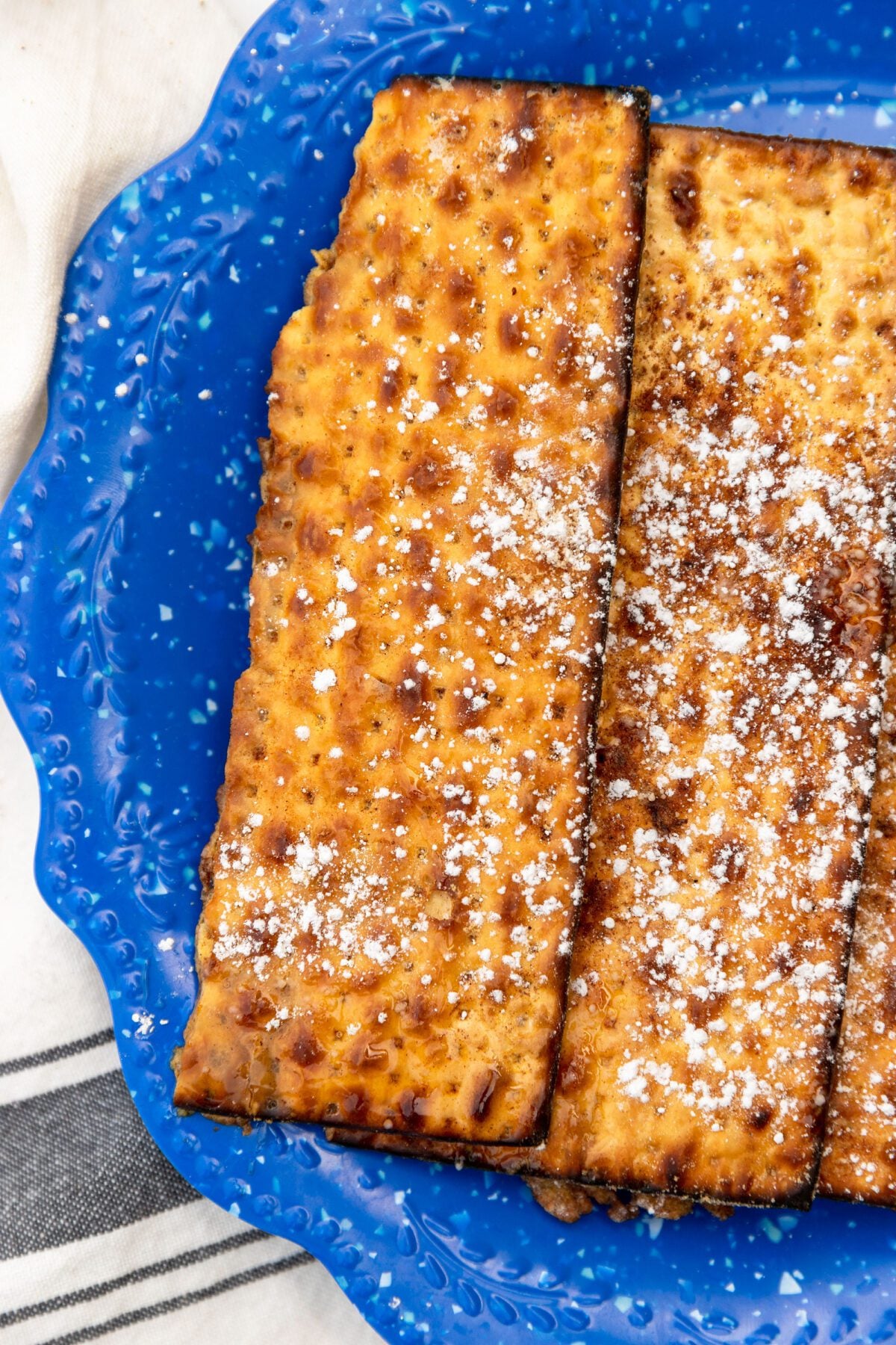 Fried Matzo Kosher for Passover French Toast - The Super Mom Life