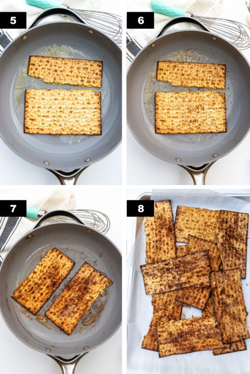 Fried Matzo Kosher for Passover French Toast - The Super Mom Life