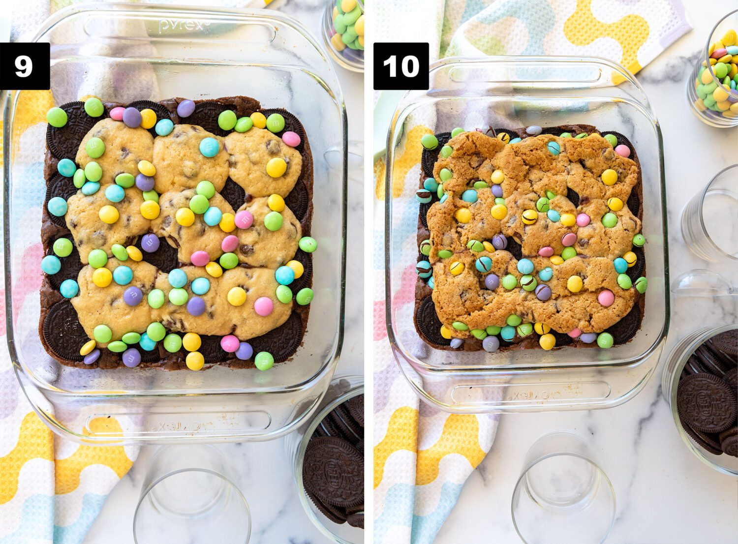 Brookie-O's with m&ms - The Super Mom Life