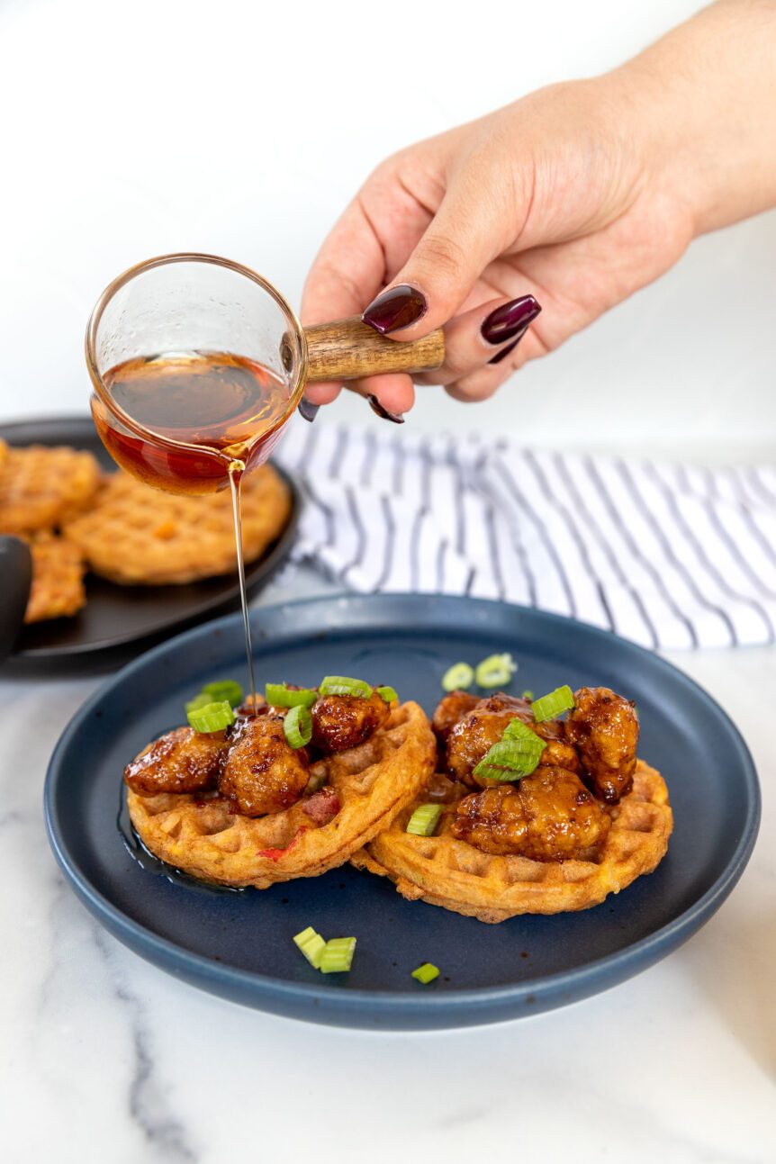 Easy Fried Rice Waffles - The Super Mom Life